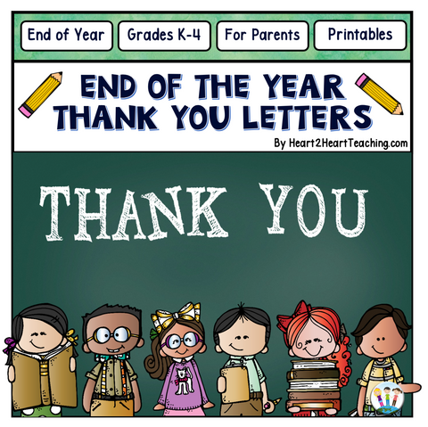 End of the Year Letter to Parents: Say Goodbye with a Special Thank Yo ...
