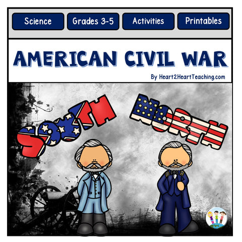 American Civil War Complete Unit with Abraham Lincoln, Harriet Tubman ...