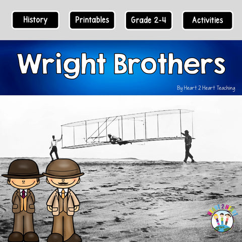 The Wright Brothers: Unit with Articles, Activities, Vocabulary & Flip ...