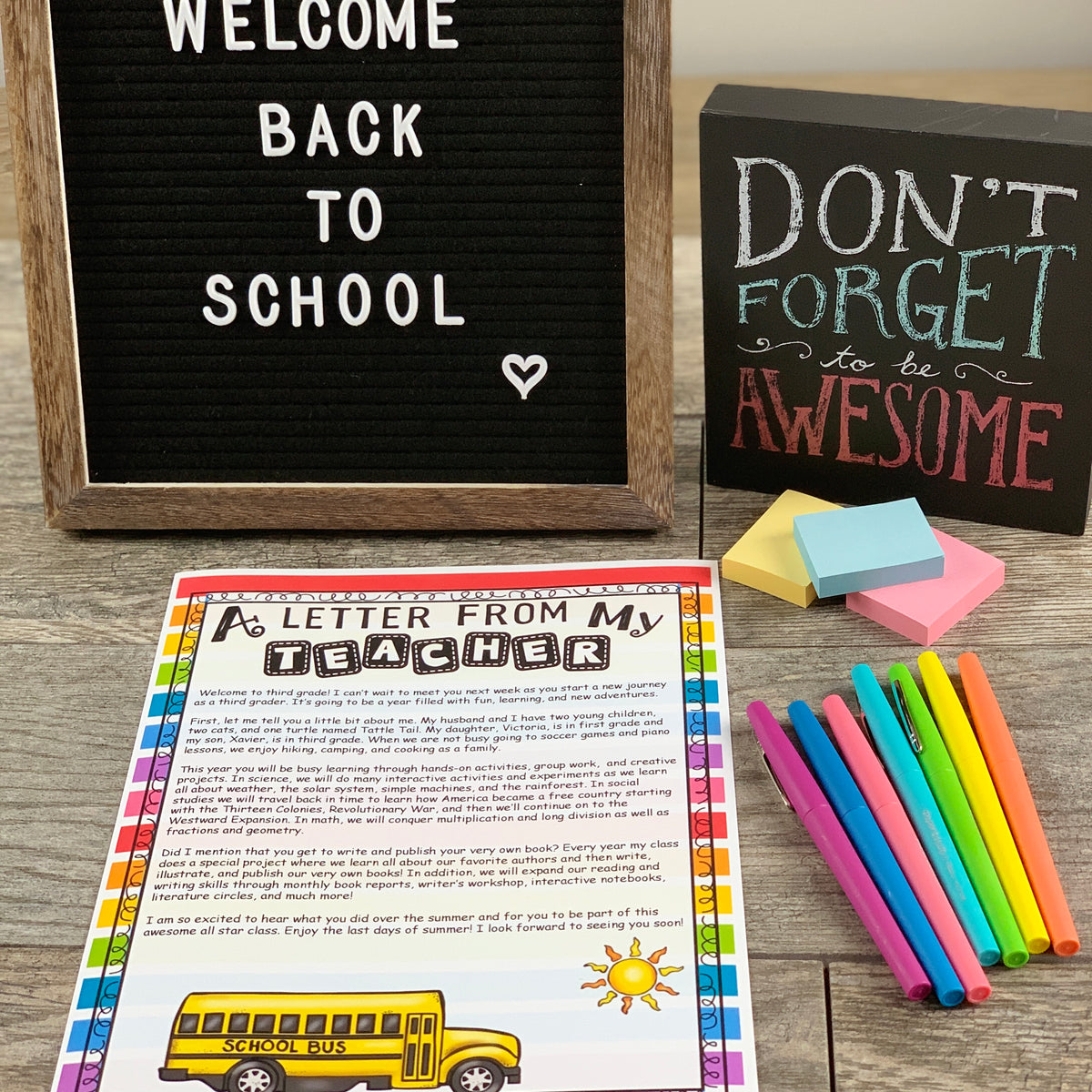 How to Write the Perfect Welcome Back-to-School Letter – Heart 2 Heart ...