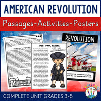 Revolutionary War Unit with Articles, Activities & more – Heart 2 Heart ...