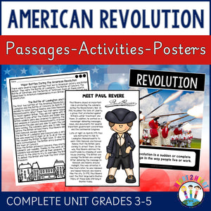 Revolutionary War Unit with Articles, Activities & more – Heart 2 Heart ...