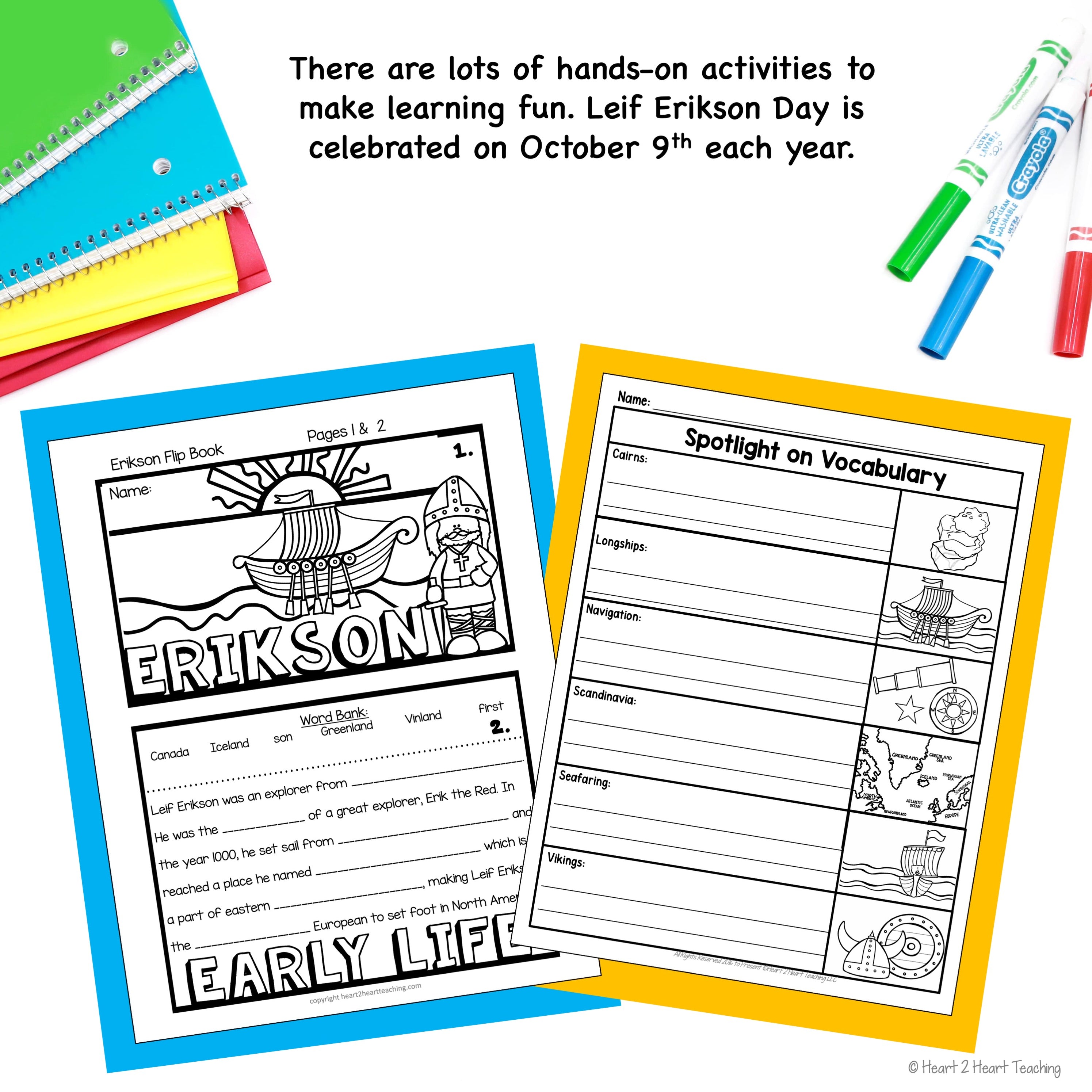 Explorer & Viking Leif Erikson Complete Unit – Heart 2 Heart Teaching