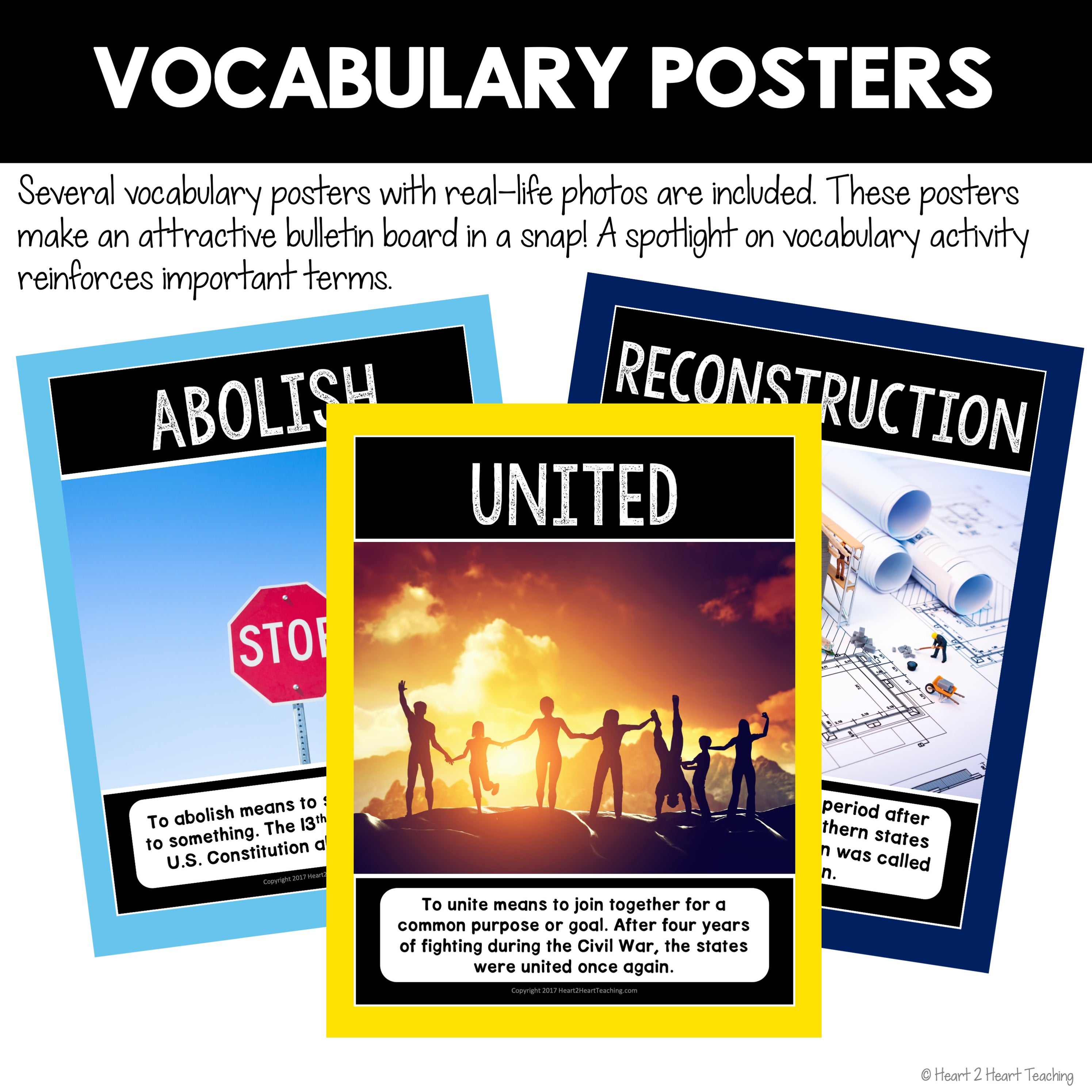 American Civil War Complete Unit with Abraham Lincoln, Harriet Tubman ...