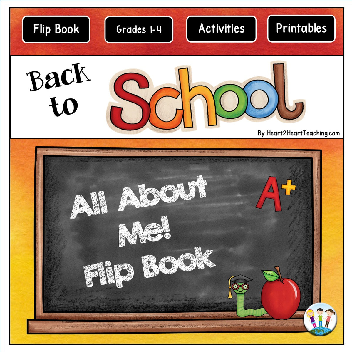 All About Me Flip Book: A FUN Back to School Activity – Heart 2 Heart ...