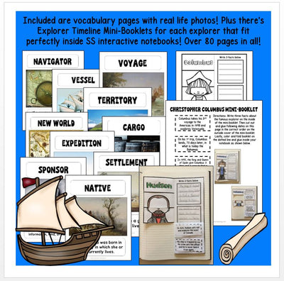 Early European Explorers #1: Cabot, Balboa, de Soto, Columbus, Hudson ...