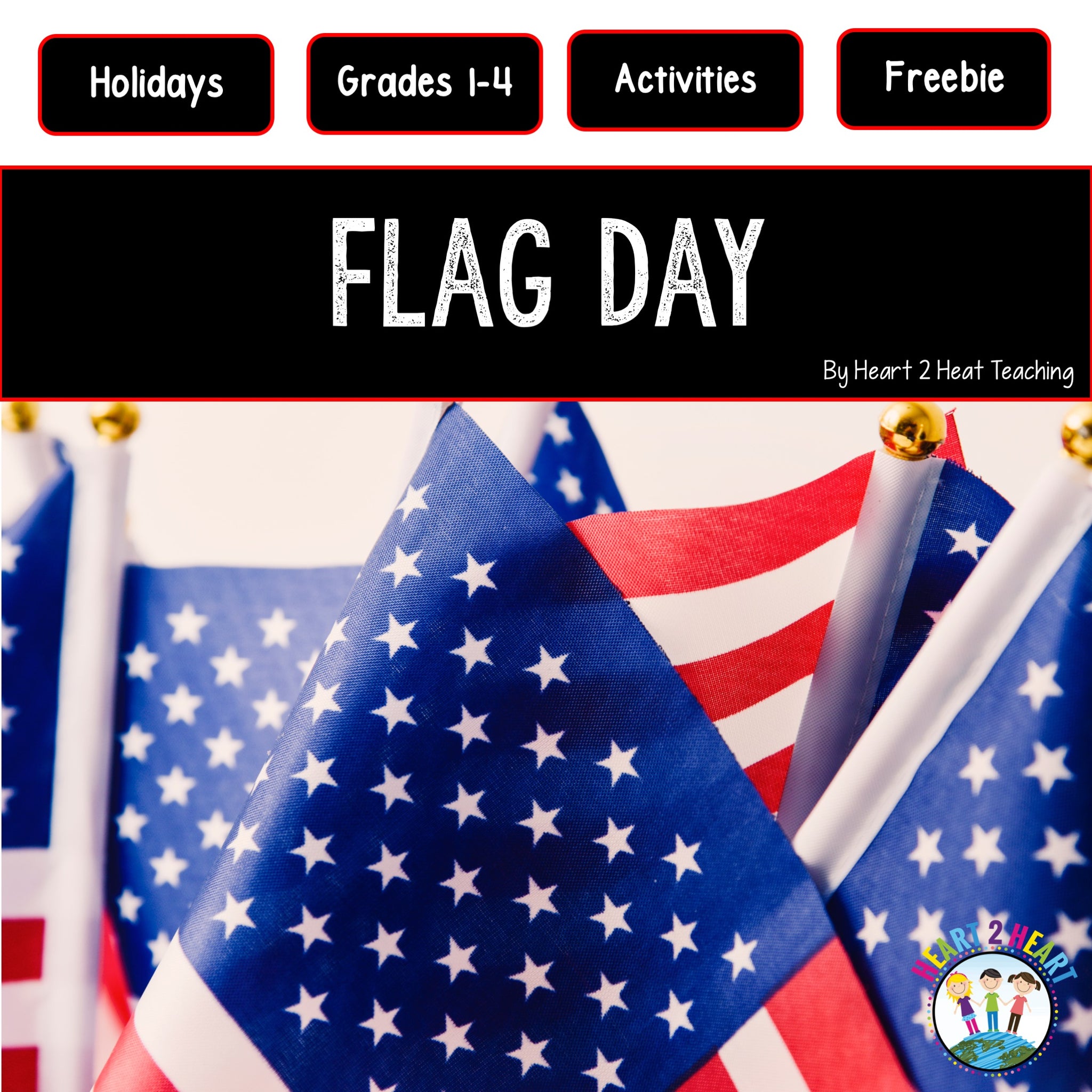 Flag Day Activities: Create a Flag Flip Up Booklet – Heart 2 Heart Teaching