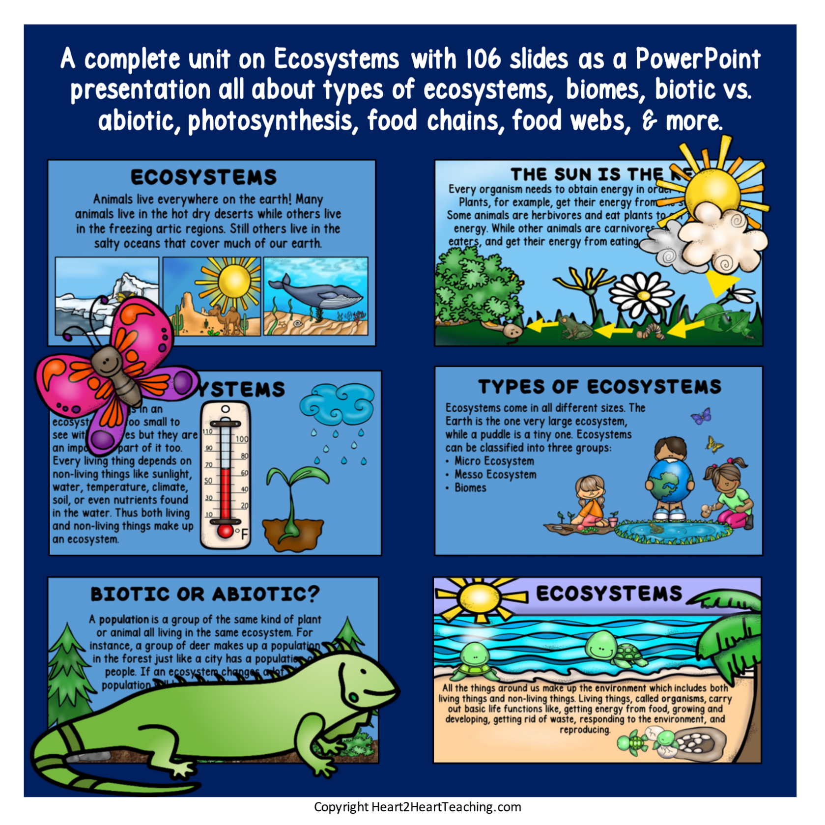 Ecosystems Powerpoint – Heart 2 Heart Teaching
