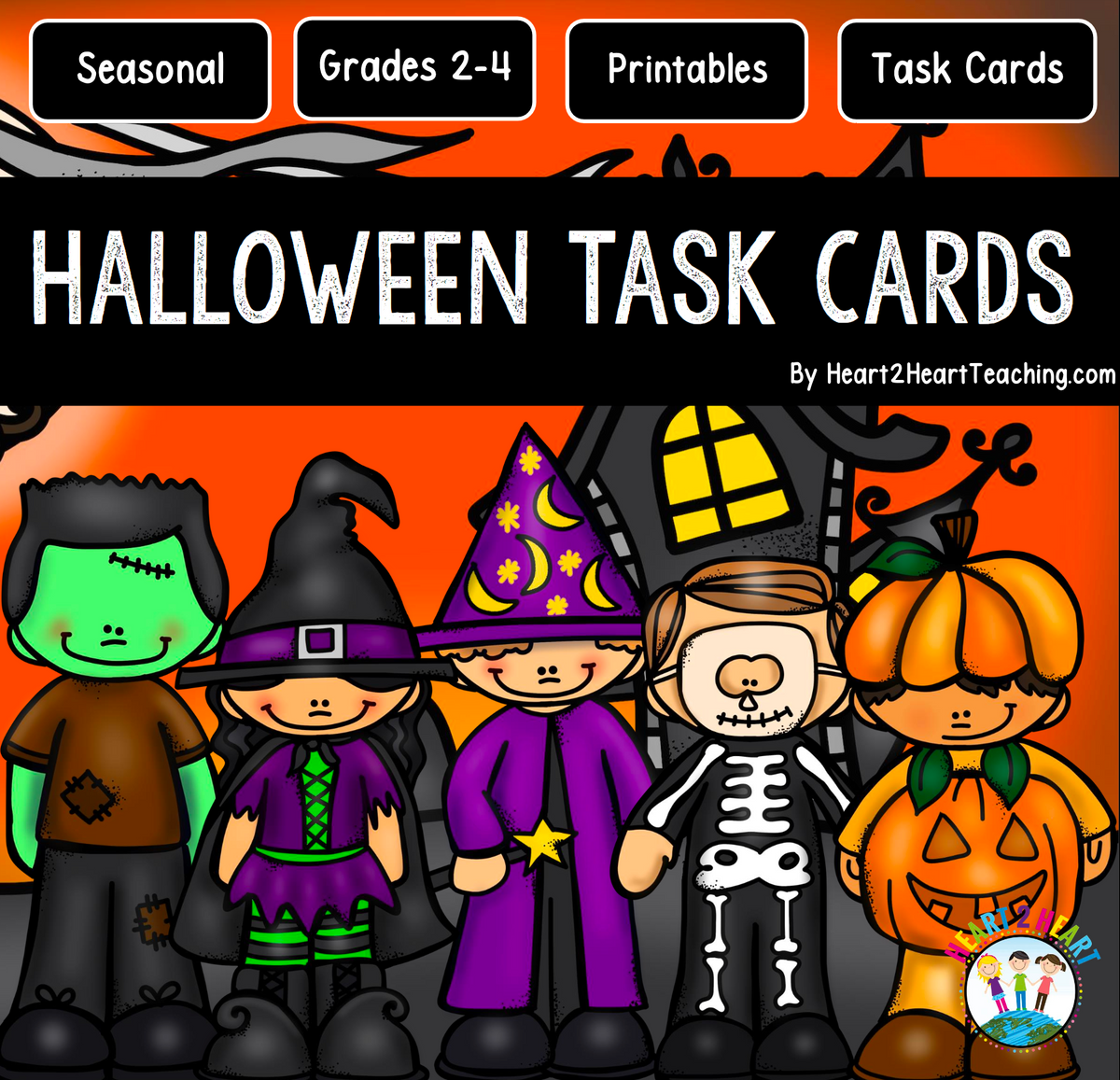 Halloween Task Cards – Heart 2 Heart Teaching