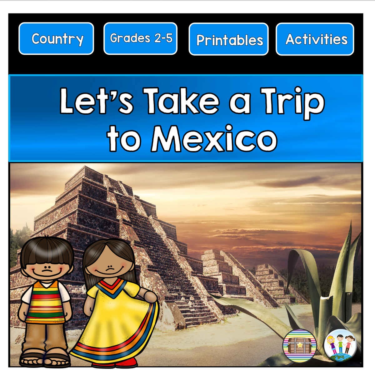 Let's Take a Trip to Mexico: A Country Study with Articles, Activities ...