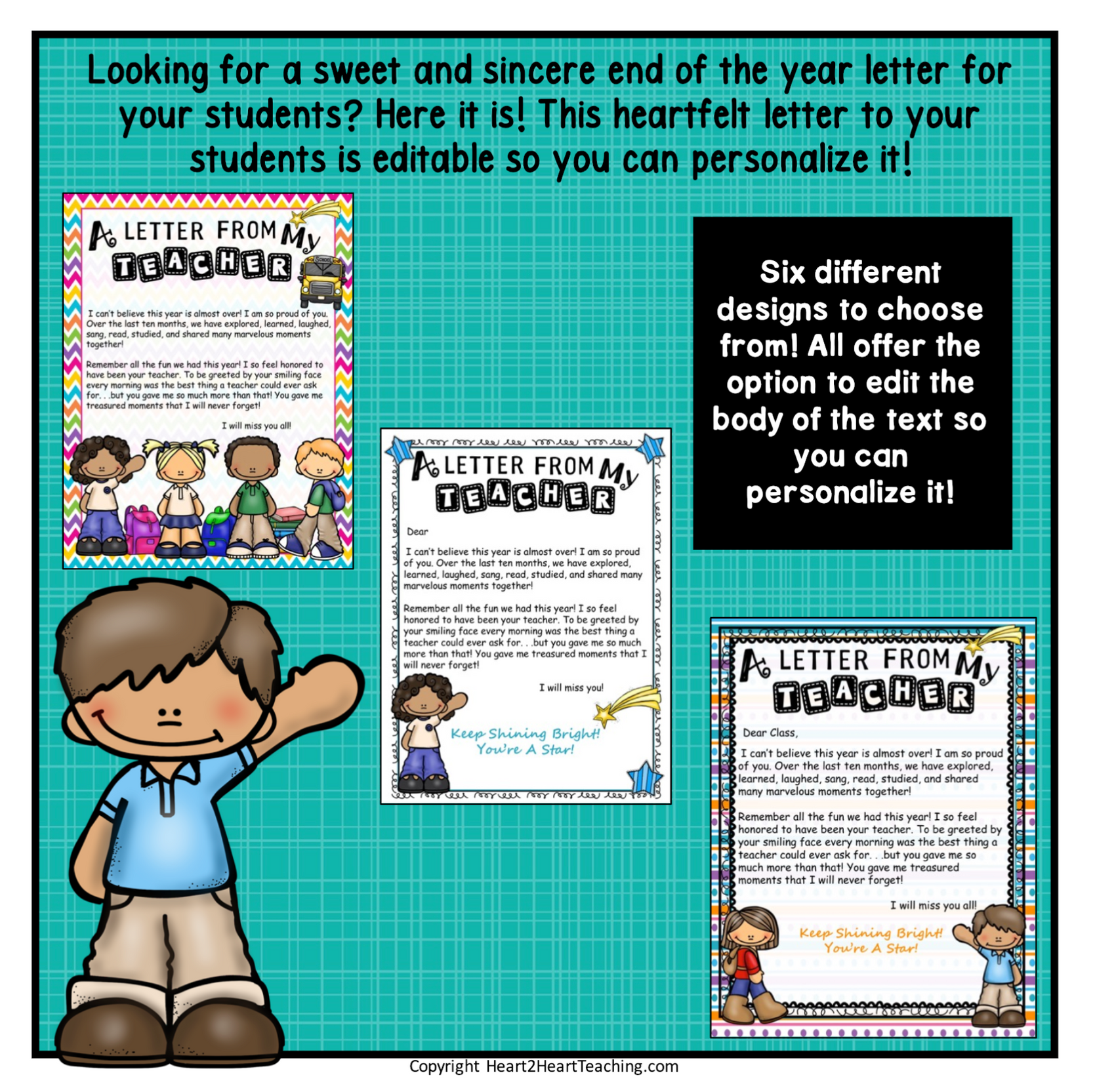 End of Year Letter to Students: Send a Special Goodbye Note Home ...