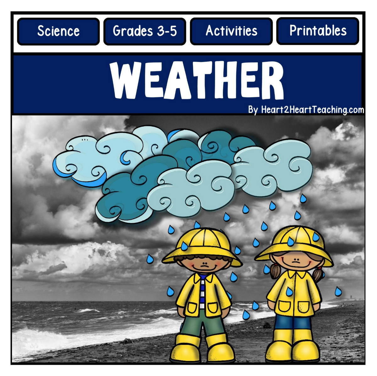 Weather Activities Unit with Clouds, Weather Maps, Weather Instruments ...