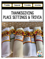 Thanksgiving Turkey Tags & Trivia Freebie – Heart 2 Heart Teaching