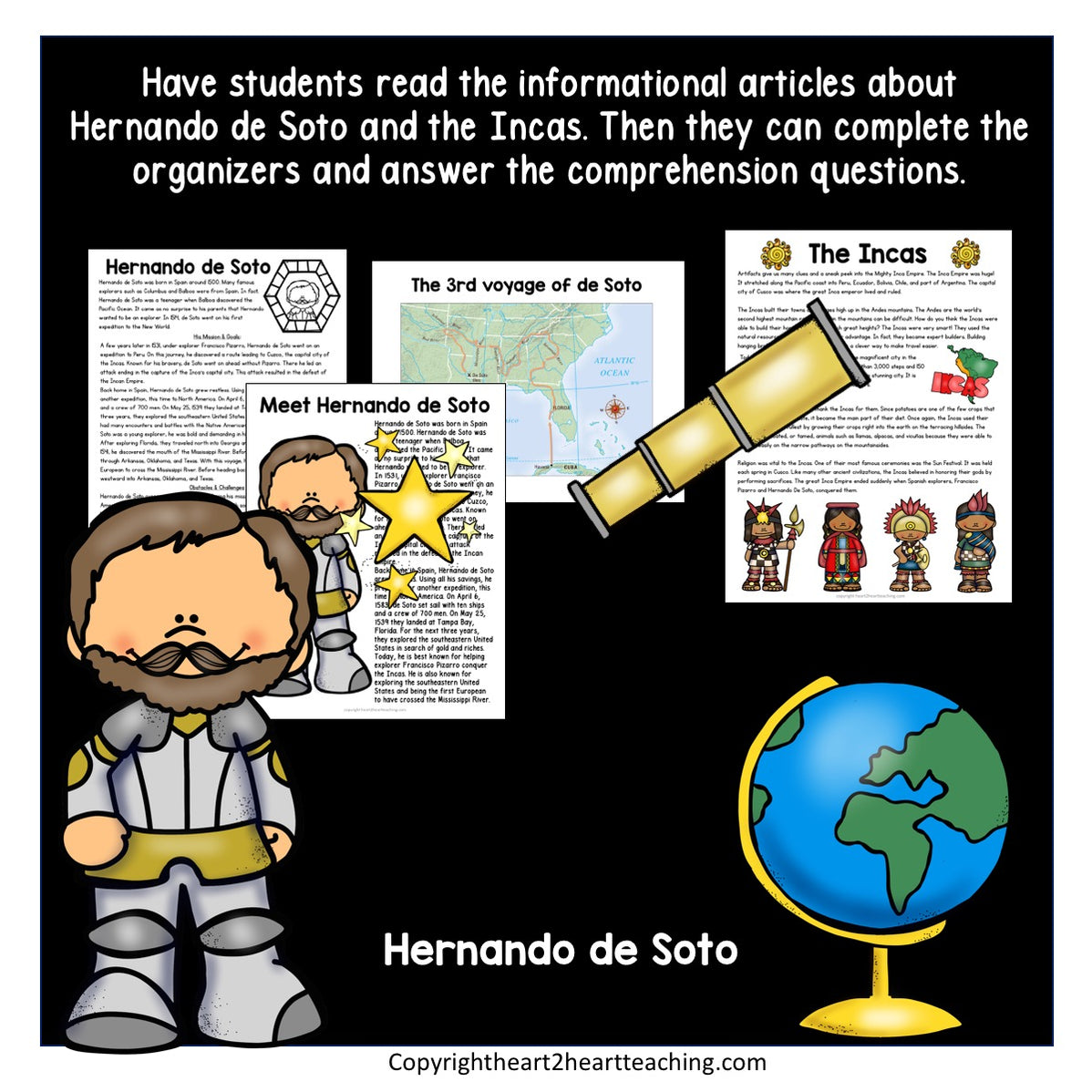 Early European Explorers #2: Magellan, Vespucci, Cortes, Champlain, Pi ...