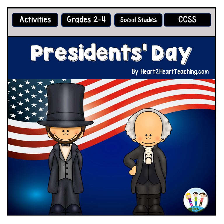 Presidents Day Activities Pack with Abraham Lincoln & George Washingto ...