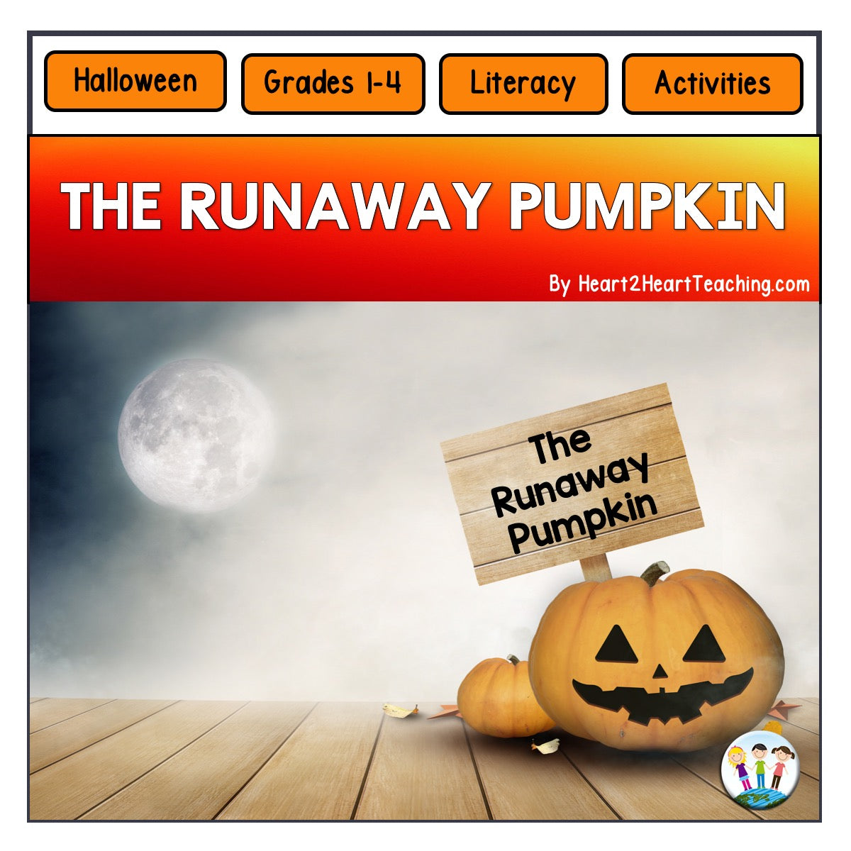 The Runaway Pumpkin Literacy and Activity Pack for Halloween Activitie ...