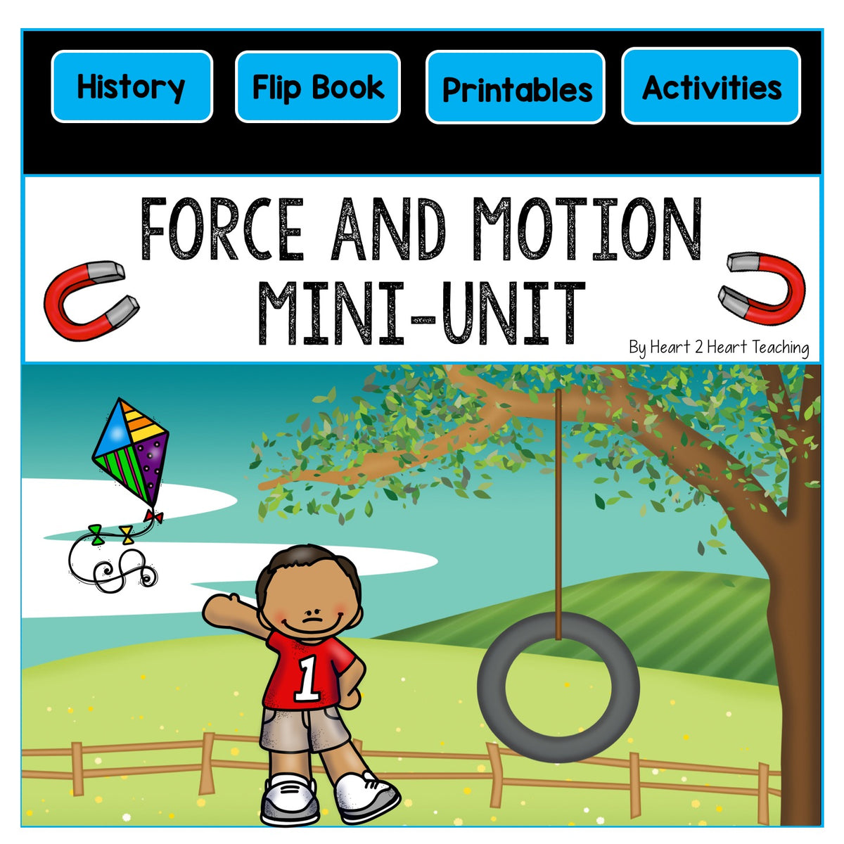 Force and Motion Mini-Unit & Flip Book – Heart 2 Heart Teaching