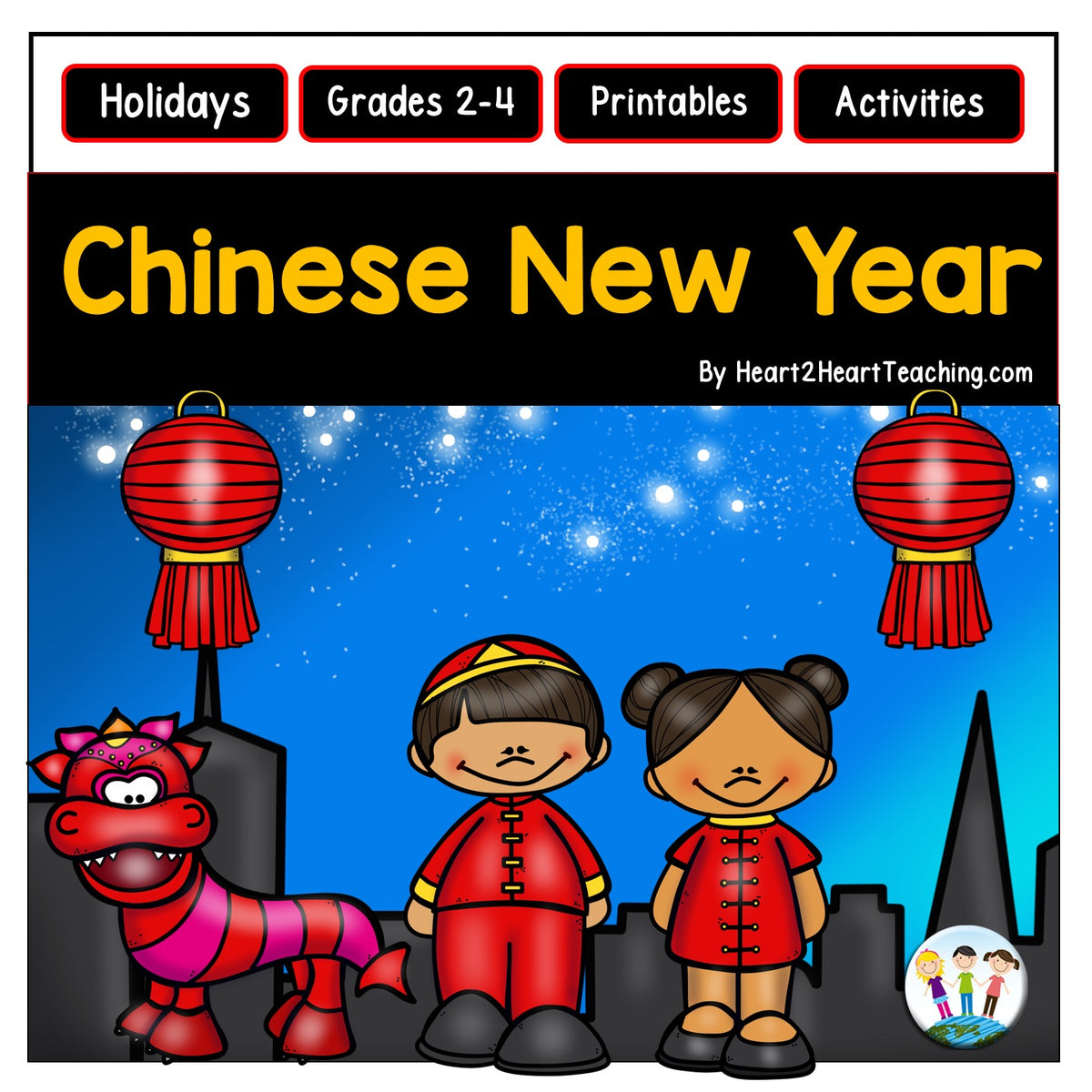 Chinese New Years Activities and Flip Book – Heart 2 Heart Teaching