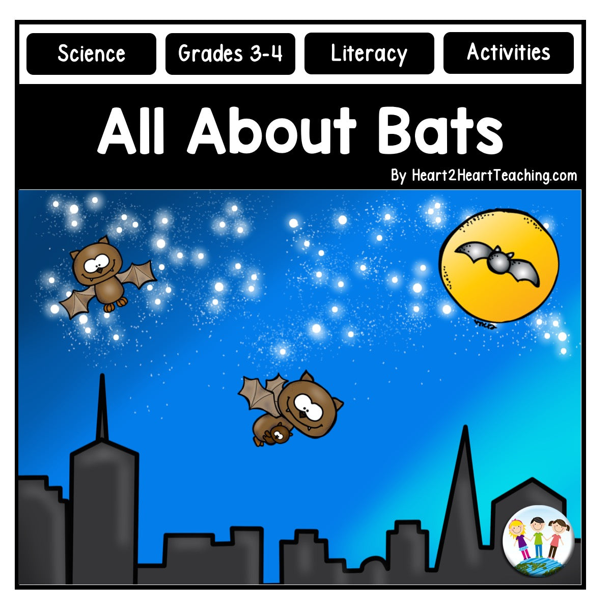 All About Bats Activity Pack – Heart 2 Heart Teaching