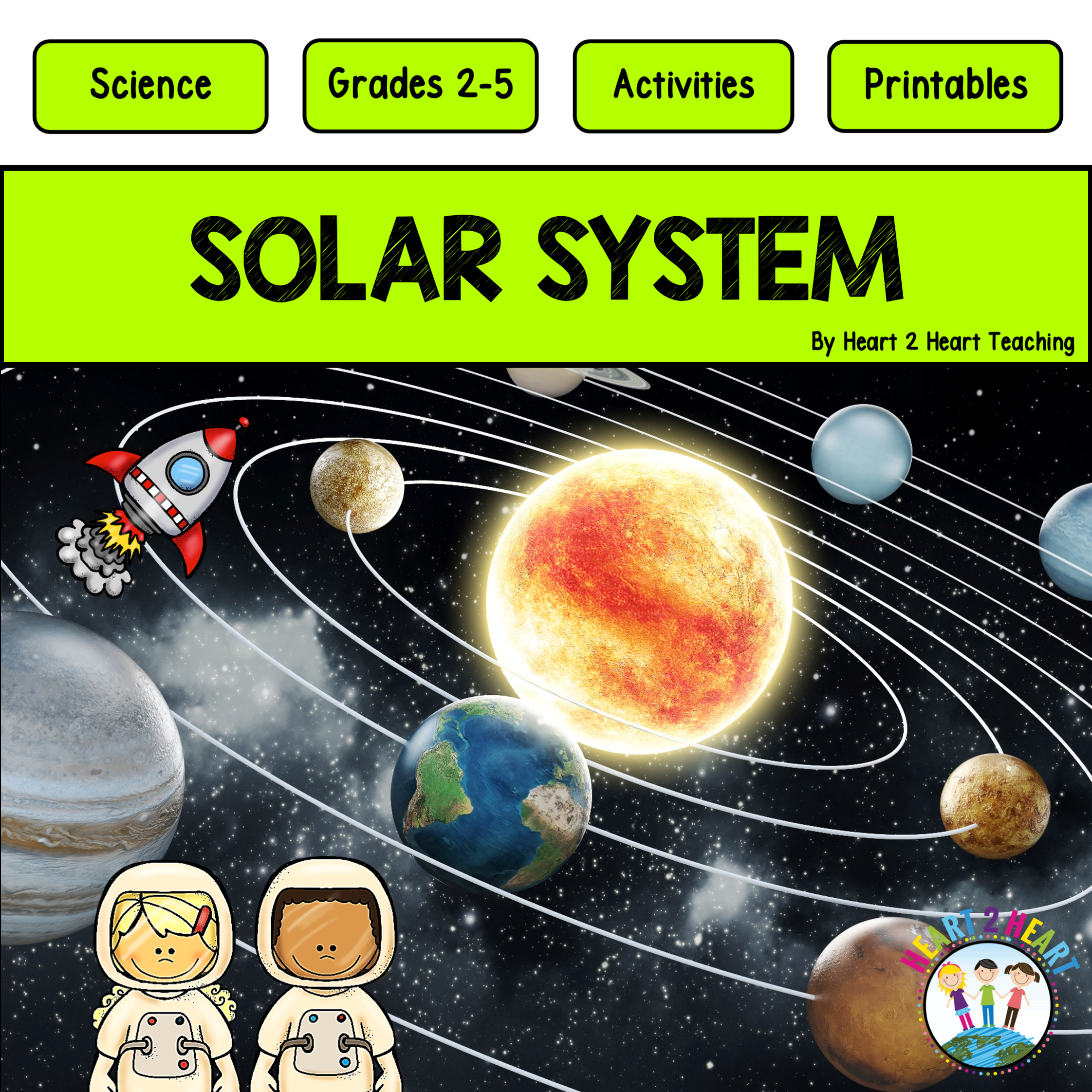 Let's Explore Our Solar System Activity Pack – Heart 2 Heart Teaching