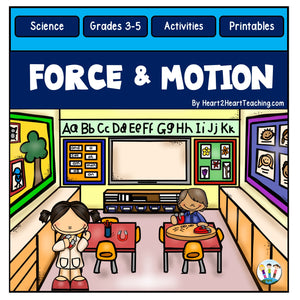 Force and Motion Activity Pack with Issac Newton & Elijah McCoy – Heart ...