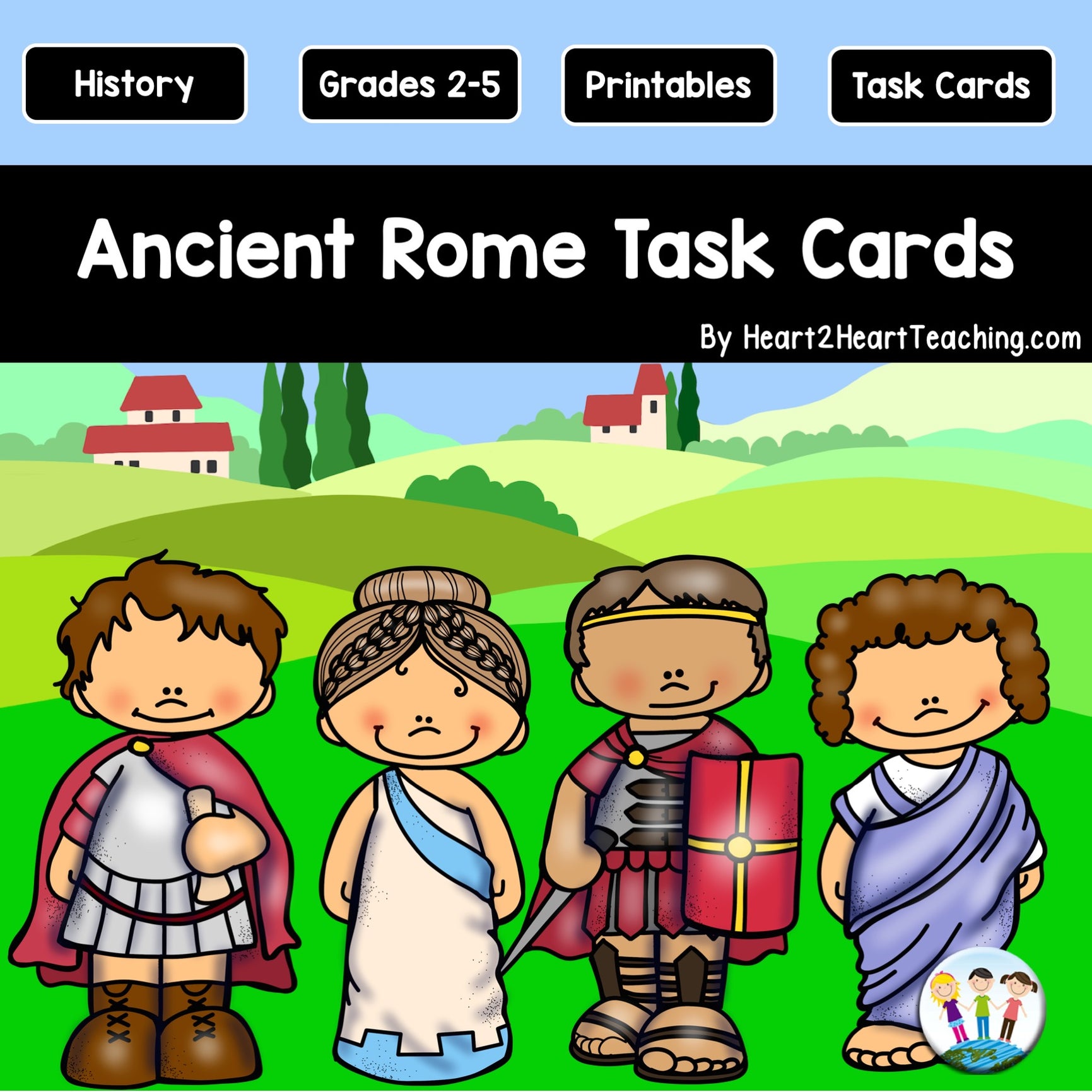 Ancient Rome Task Cards – Heart 2 Heart Teaching