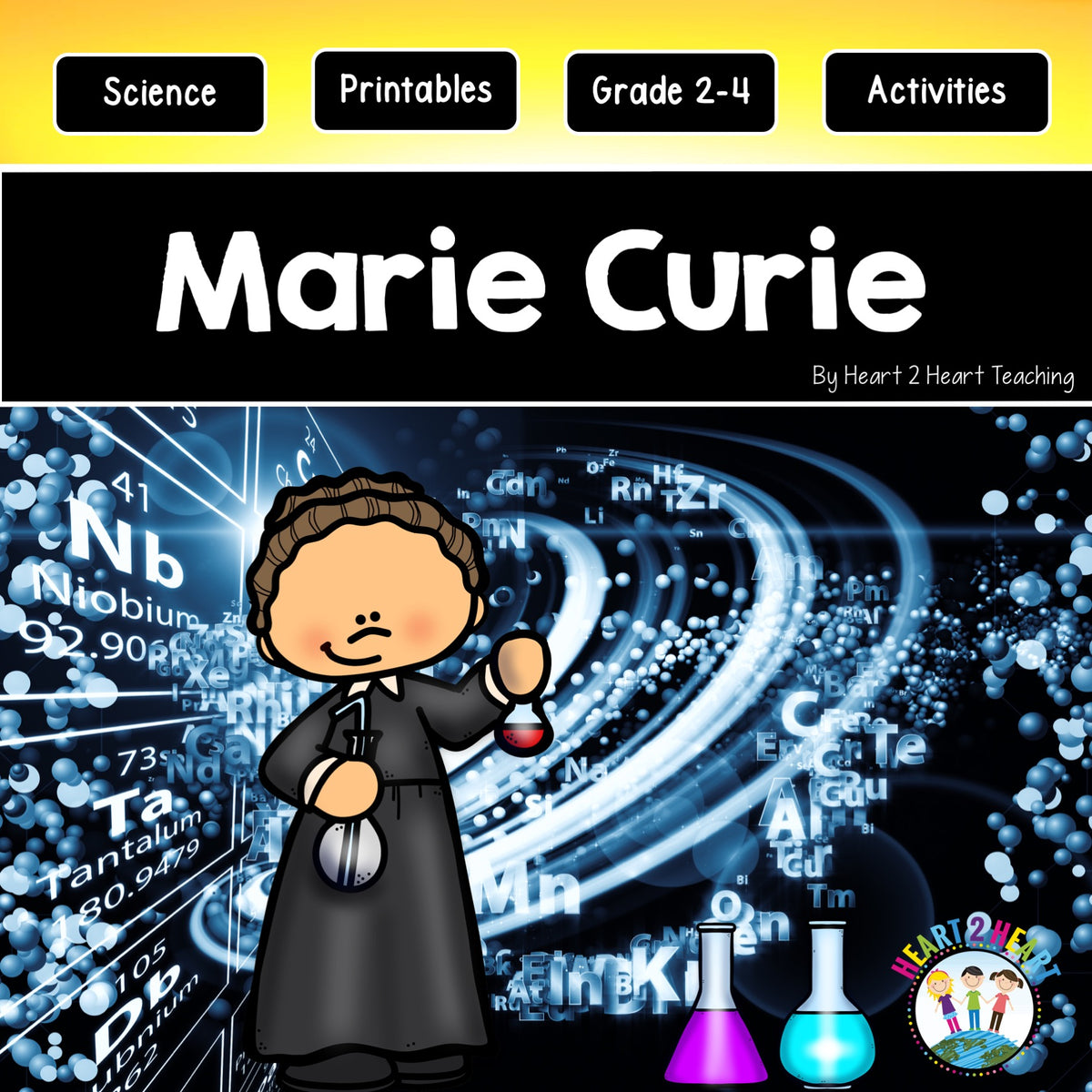 The Life Story of Marie Curie Activity Pack – Heart 2 Heart Teaching