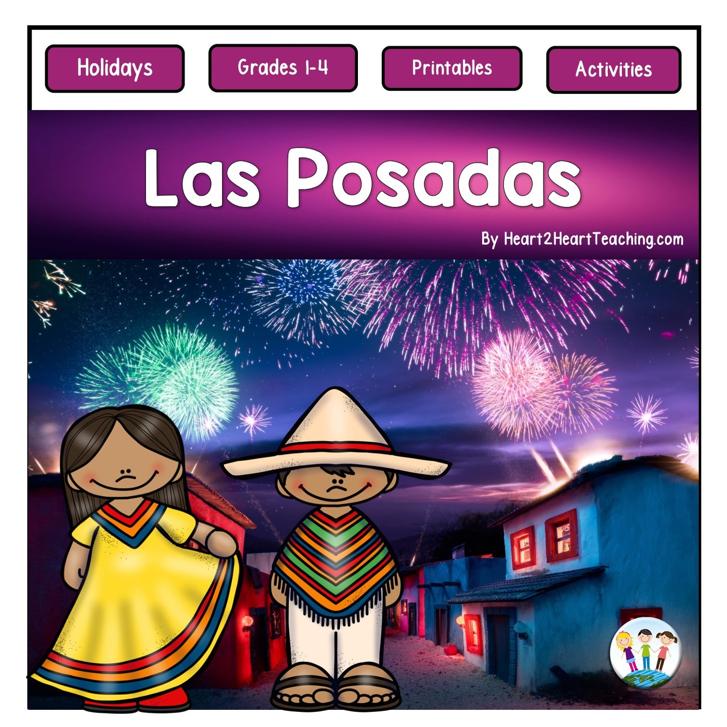 Christmas in Mexico: Las Posadas Activities and Flip Book – Heart 2 ...