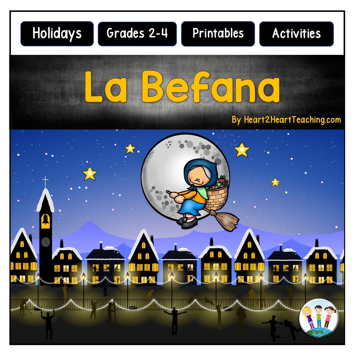 Christmas in Italy: La Befana Activities and Flip Book – Heart 2 Heart ...