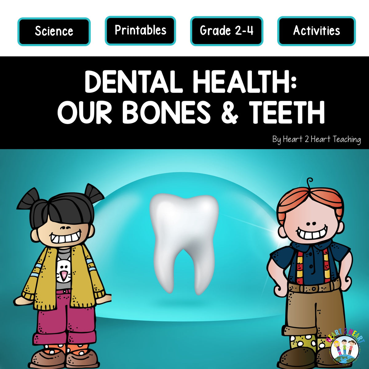 Dental Health Month Activities: Our Bones & Teeth, and the Parts of a ...