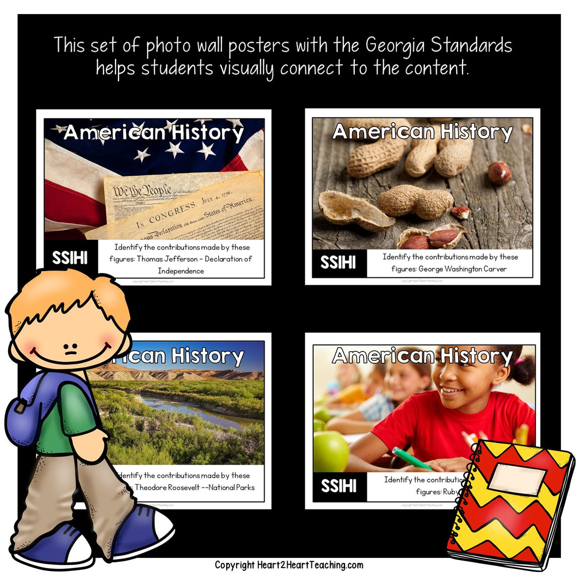 Georgia Standards of Excellence 1st Grade Social Studies Posters ...
