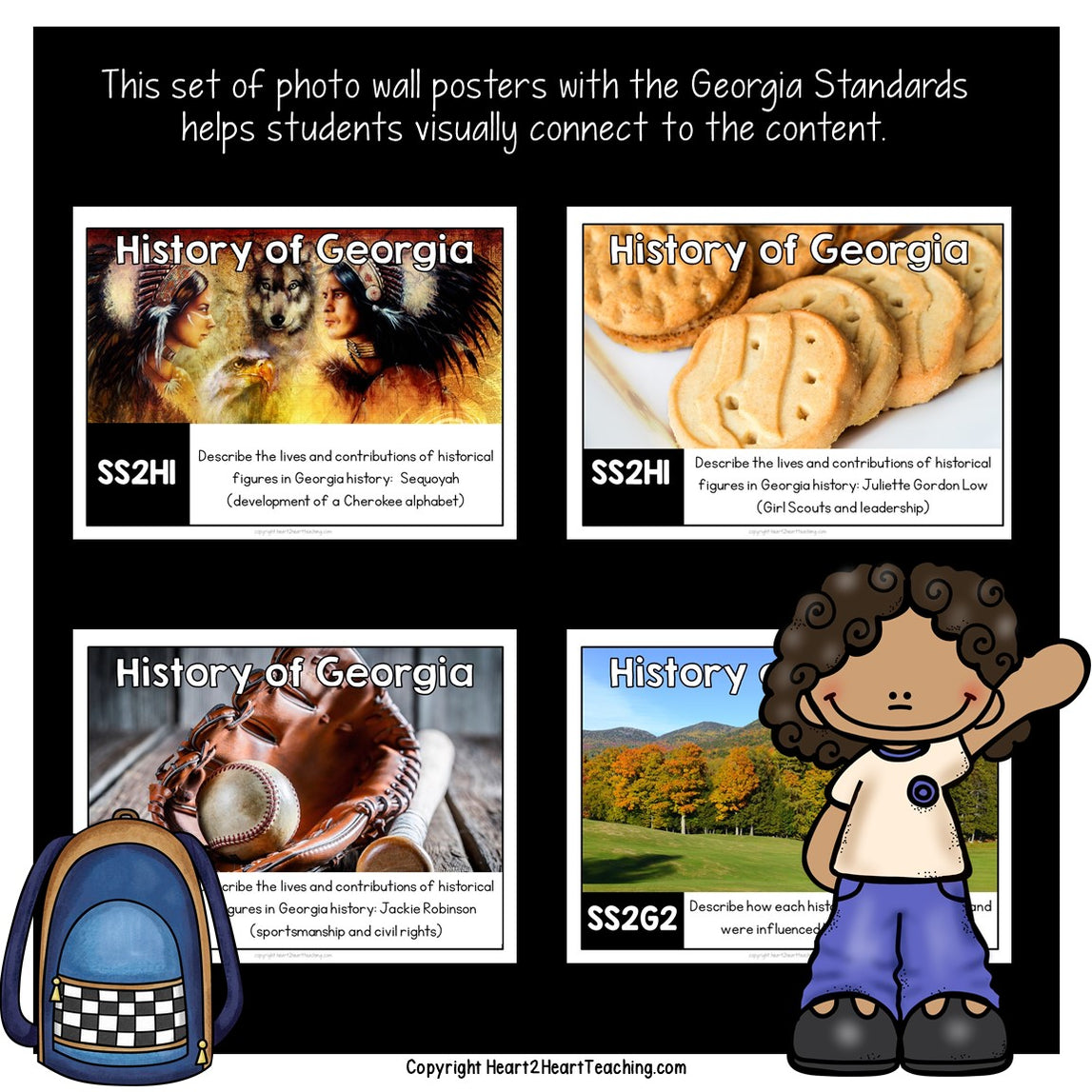 Georgia Standards of Excellence 2nd Grade Social Studies Posters ...