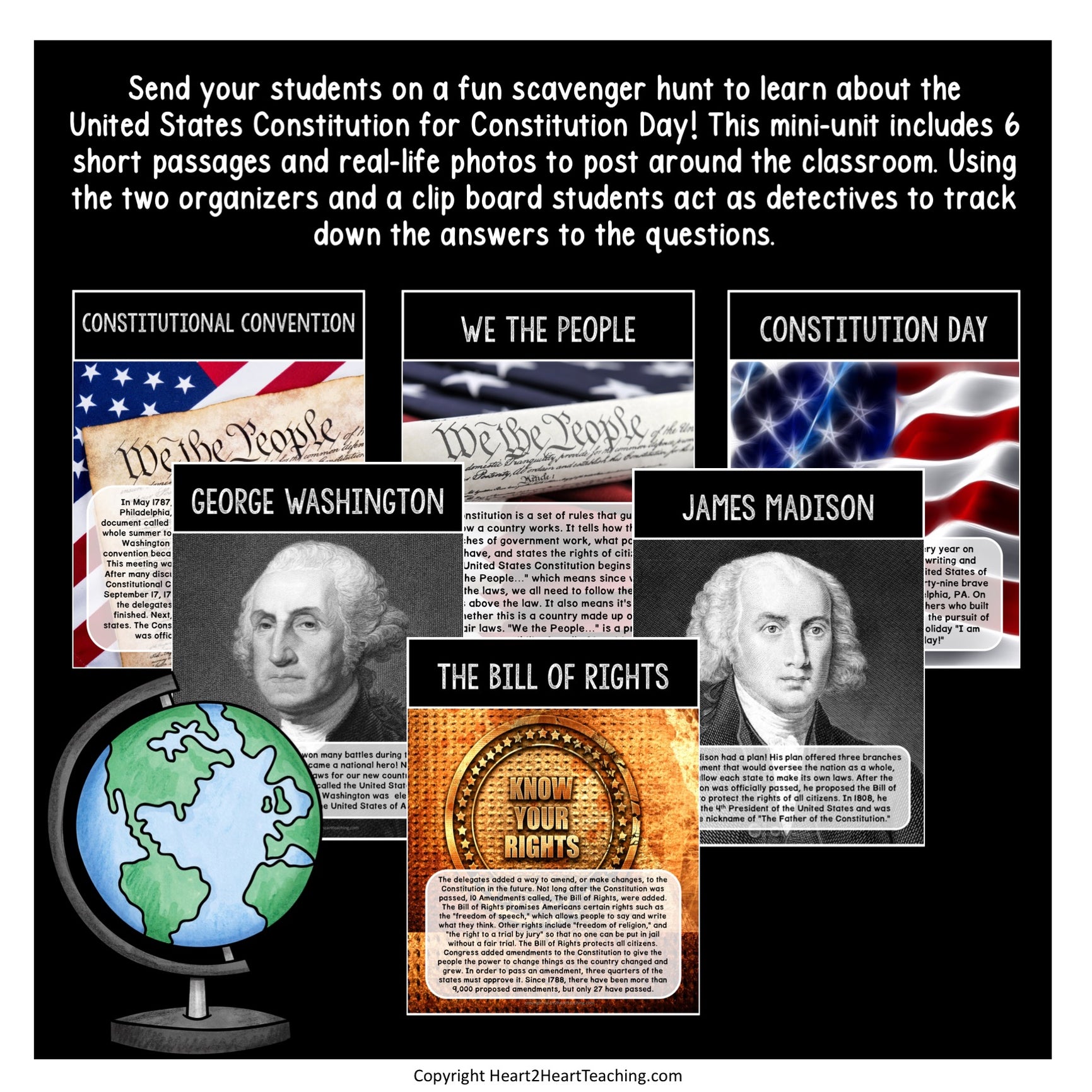 Let's Go on a Constitution Day Scavenger Hunt – Heart 2 Heart Teaching