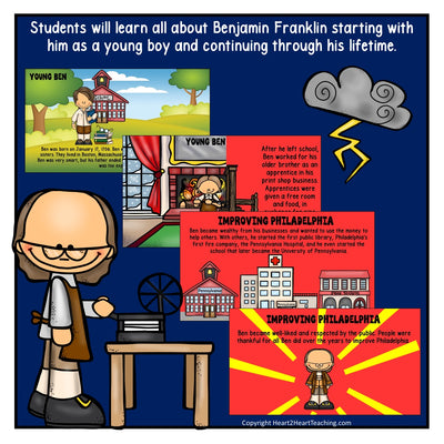 The Life Story of Benjamin Franklin Powerpoint – Heart 2 Heart Teaching