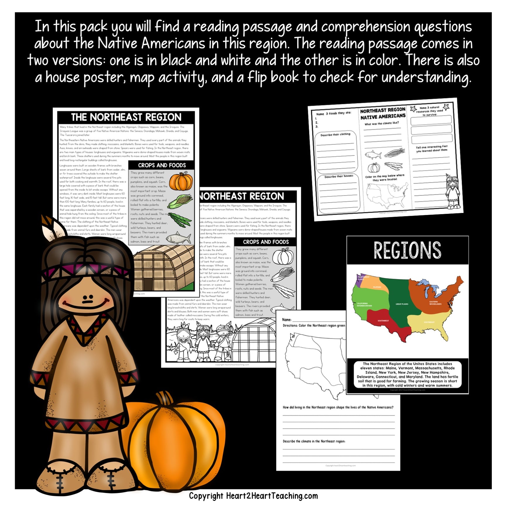 Native Americans That Lived in the Northeast Region (Eastern Woodlands ...