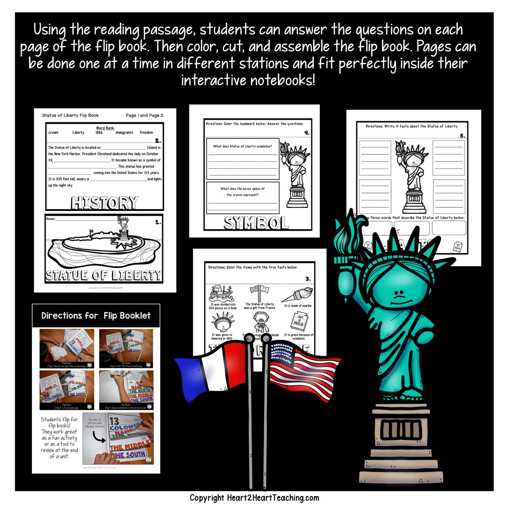 Let's Learn About the Statue of Liberty Mini Unit – Heart 2 Heart Teaching