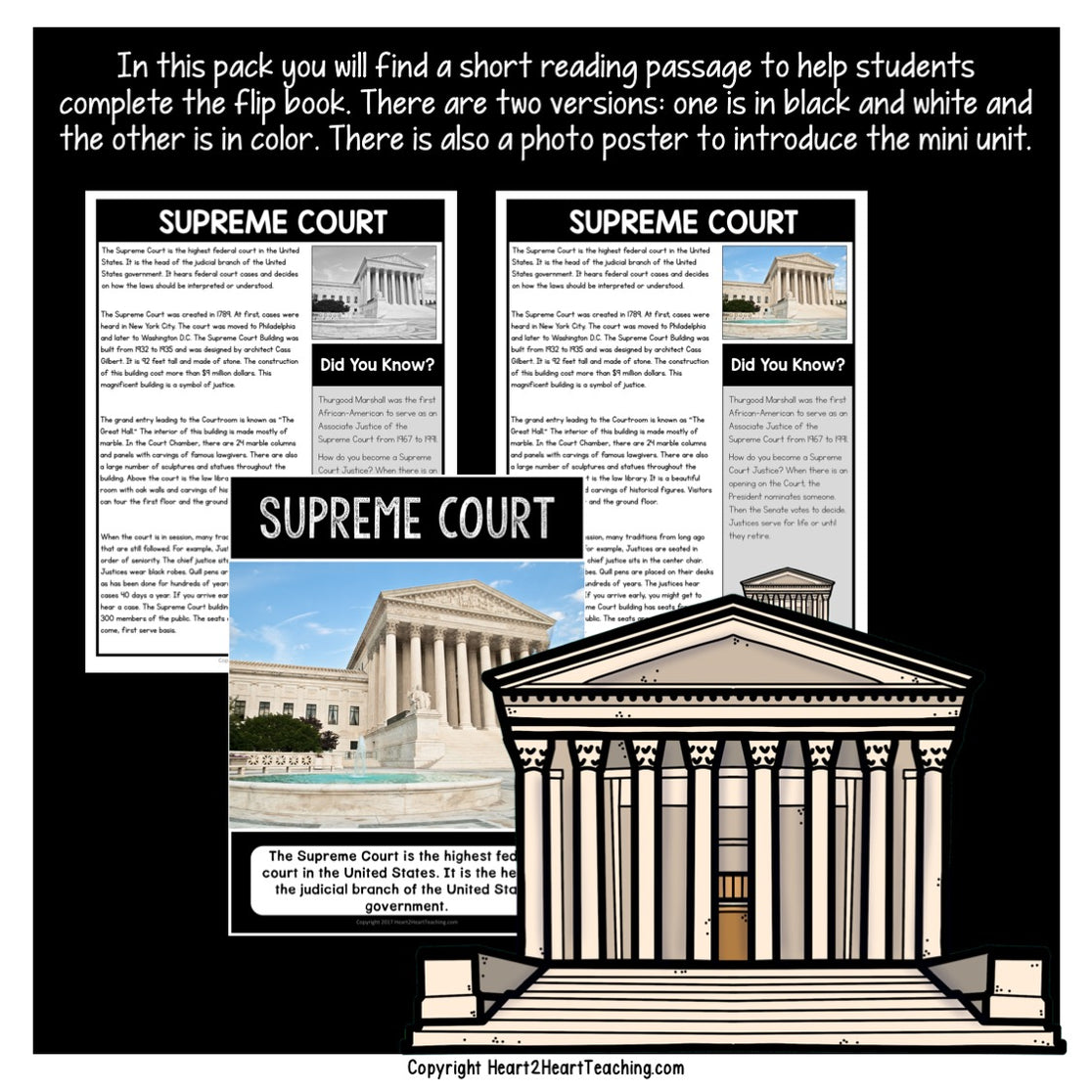 Let's Learn About the Supreme Court – Heart 2 Heart Teaching