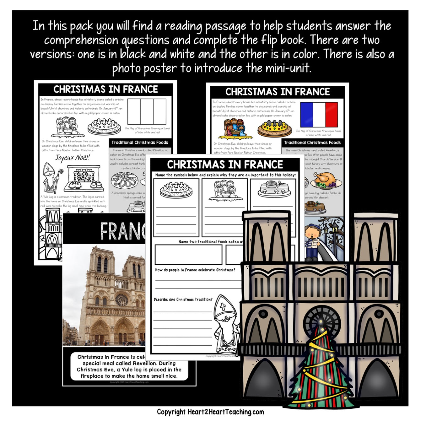 Christmas in France Activity Pack – Heart 2 Heart Teaching