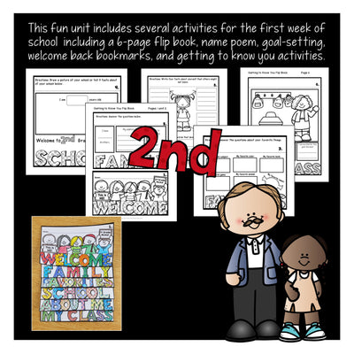 First Week of School Activities for 2nd Grade – Heart 2 Heart Teaching