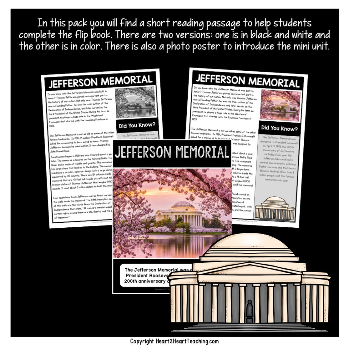 Let's Learn About the Jefferson Memorial – Heart 2 Heart Teaching