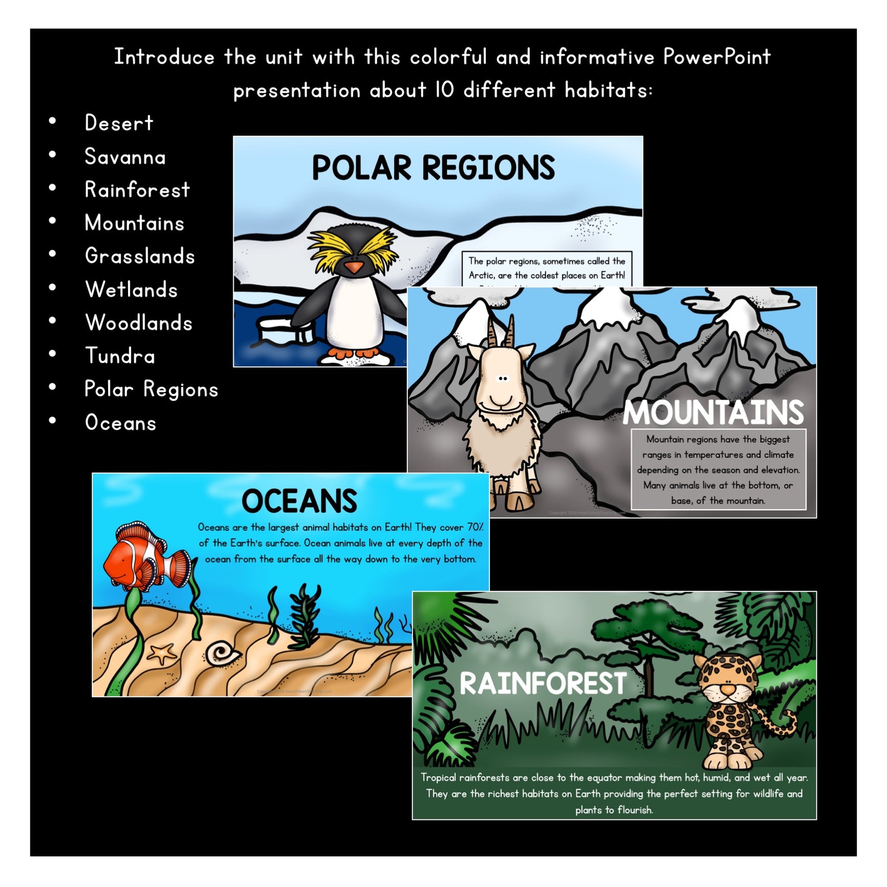 Animal Habitats Powerpoint – Heart 2 Heart Teaching