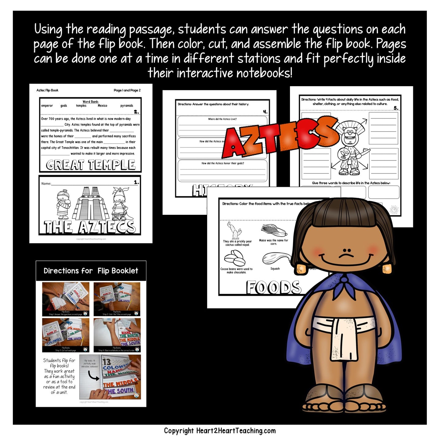 Let's Learn About the Aztecs Mini-Unit – Heart 2 Heart Teaching