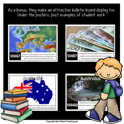 Georgia Standards of Excellence 6th Grade Social Studies Posters ...