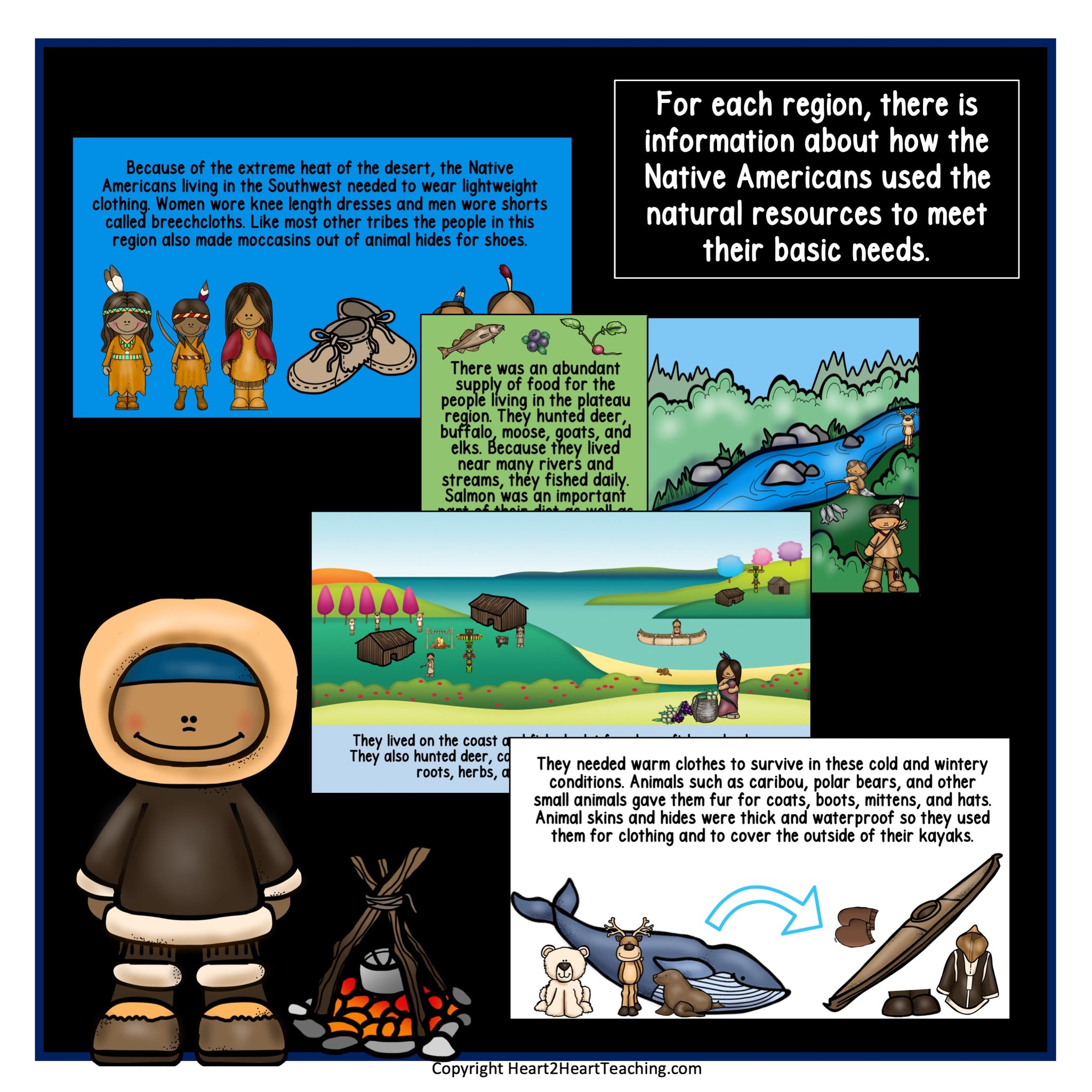 Native Americans PowerPoint for 7 Different Regions – Heart 2 Heart ...