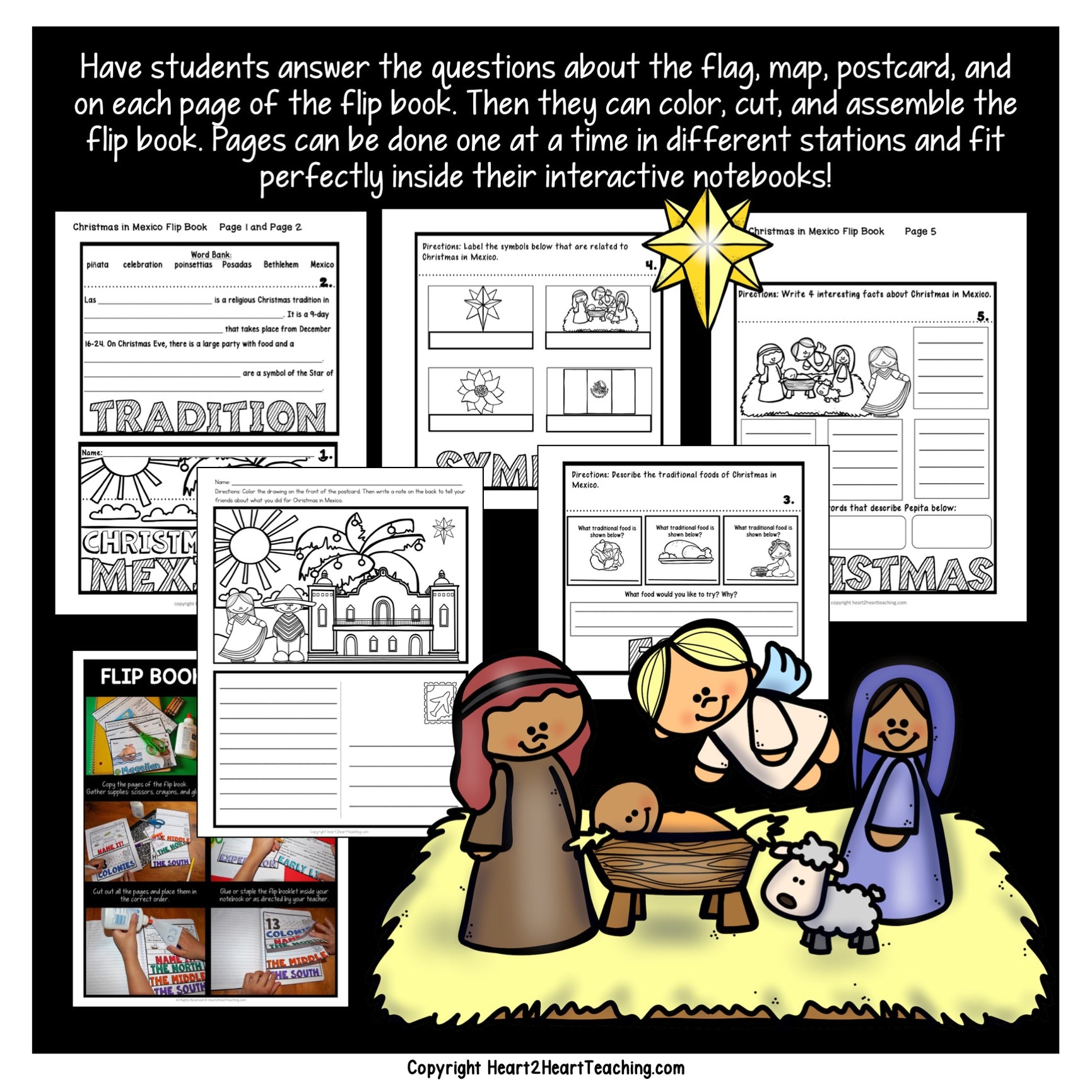 Christmas in Mexico Activity Pack – Heart 2 Heart Teaching