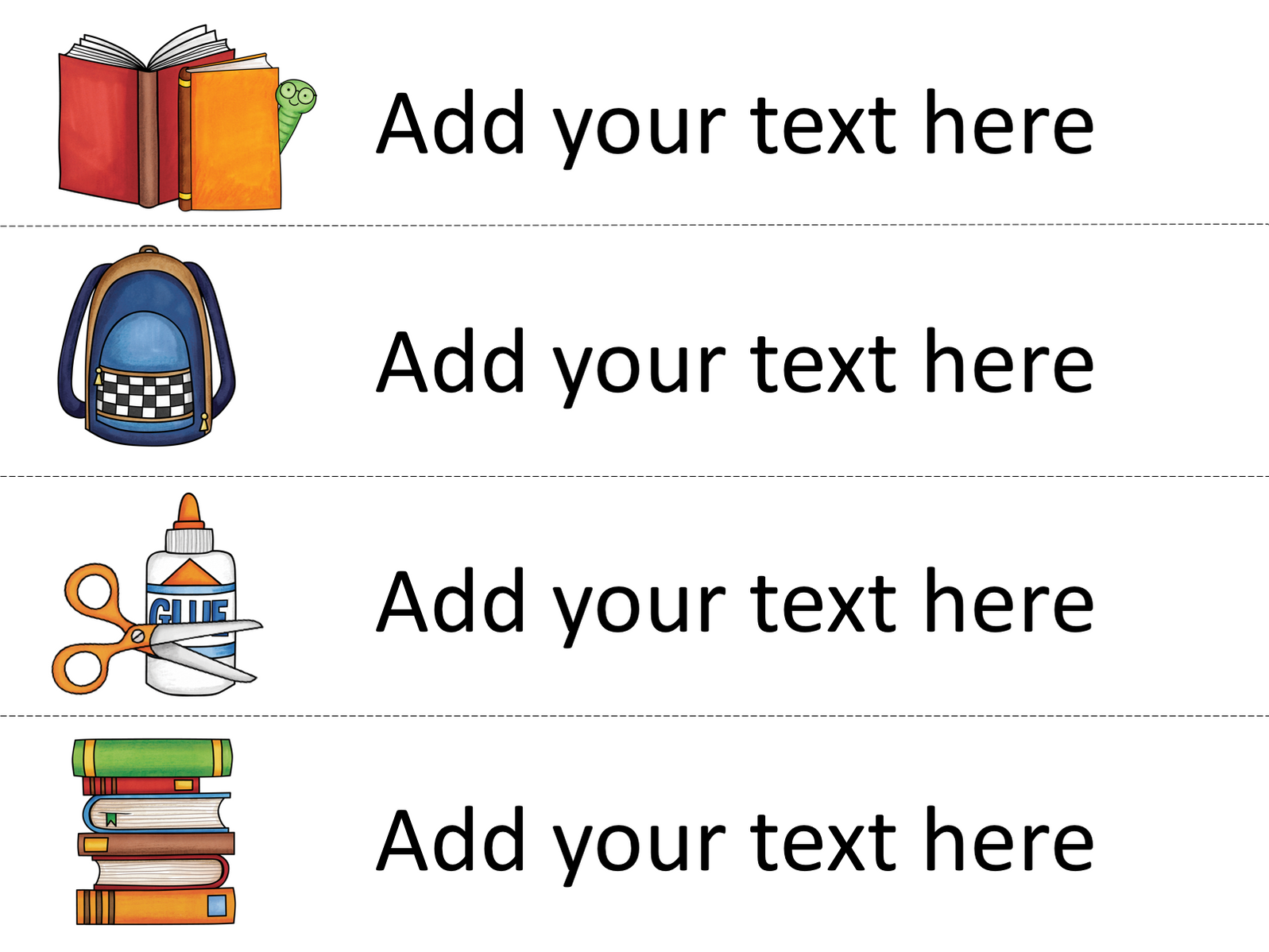 Antique White Daily Schedule Cards – Heart 2 Heart Teaching