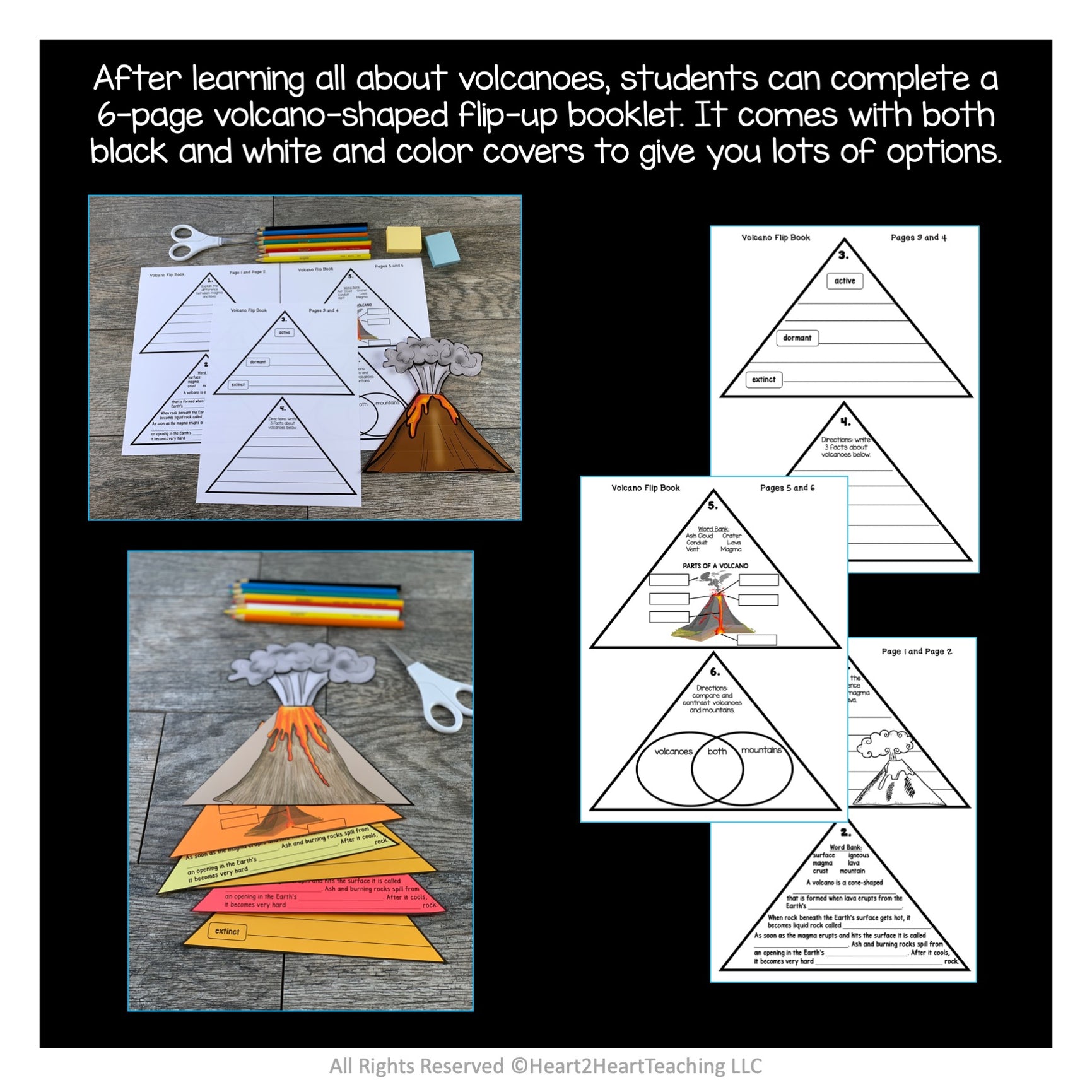 All About Volcanoes – Heart 2 Heart Teaching