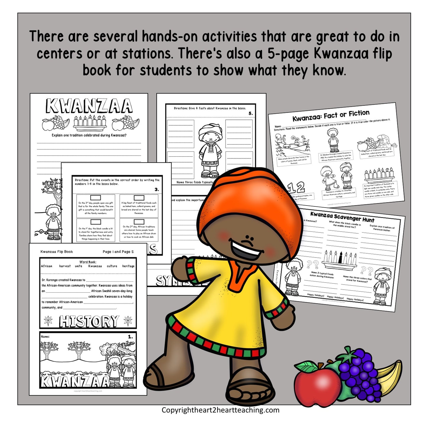 Let's Learn About Kwanzaa Unit – Heart 2 Heart Teaching