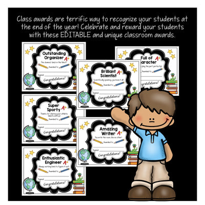 Character Trait Class Awards: A Fun End of the Year Activity – Heart 2 ...