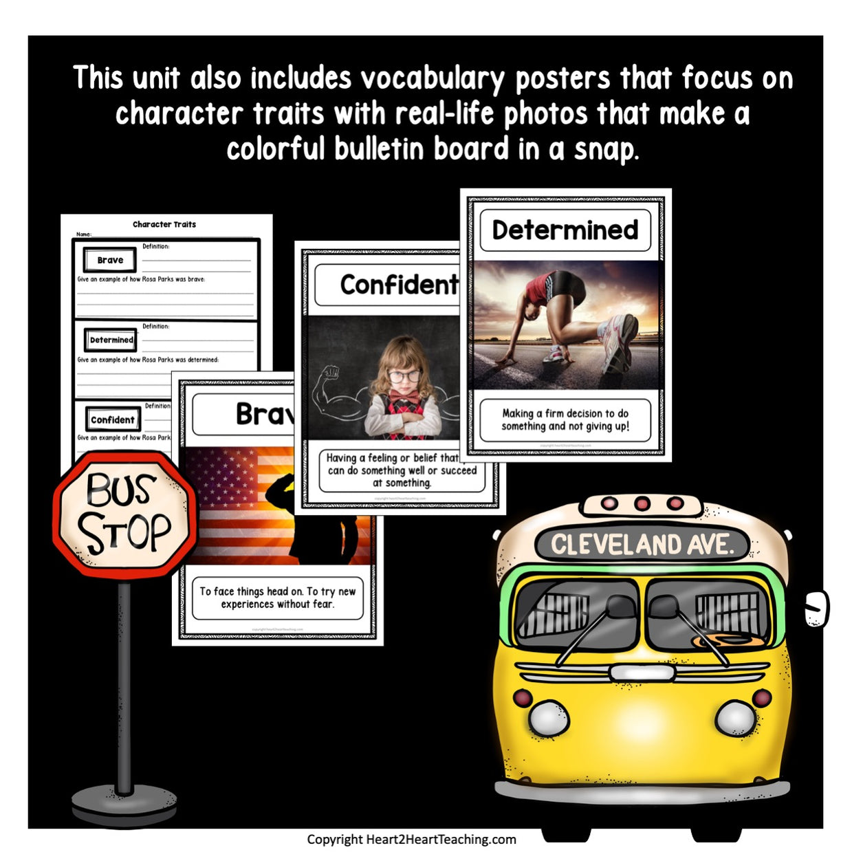 The Life Story of Rosa Parks Activity Pack – Heart 2 Heart Teaching